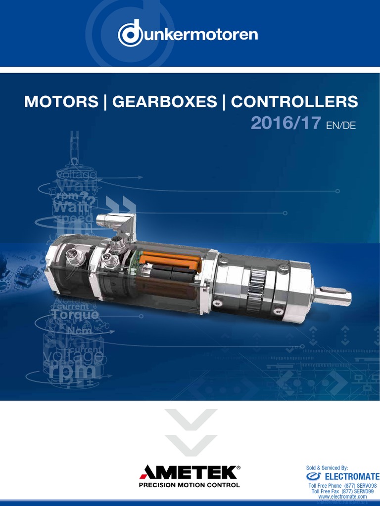 Dunkermotoren Complete 2017 Catalog | PDF | Automation | Mechanical ...