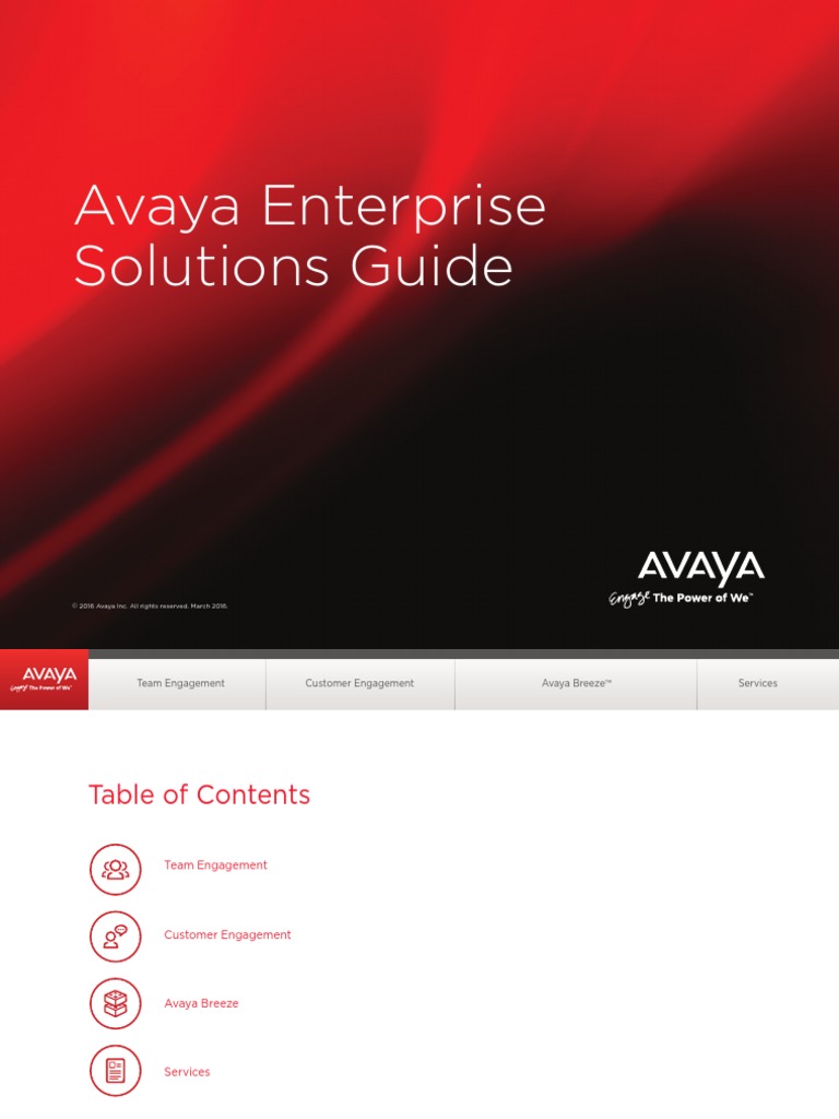 Avaya Enterprise Solutions Guide | PDF | Voicemail | Session Initiation ...