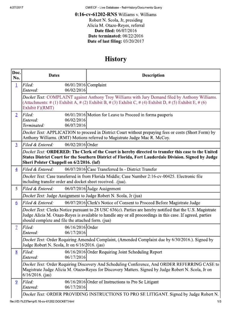 Sovereign Citizen "Private Attorney General" Anthony Williams Sues ...