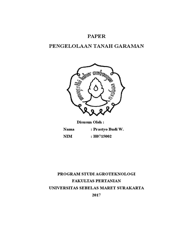 Tanah Garaman Disebut Juga Tanah Salin Yaitu Tanah Yang Mempunyai Kadar ...