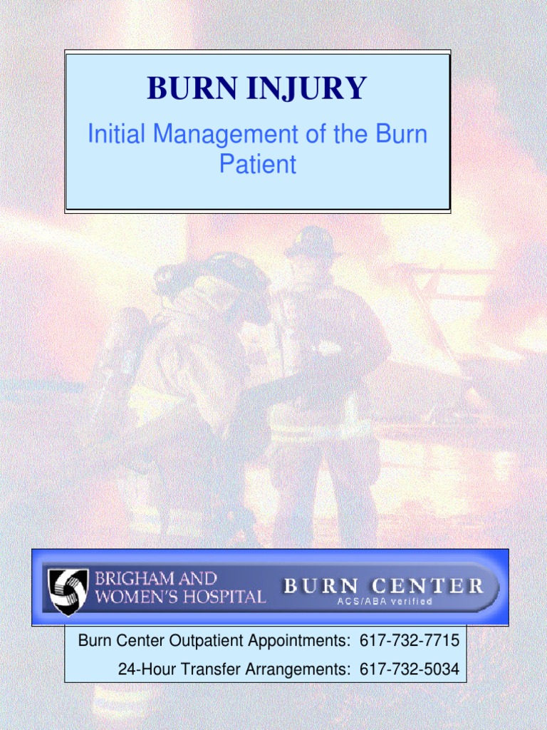 Burn Injury: Initial Management of The Burn Patient | PDF | Burn ...
