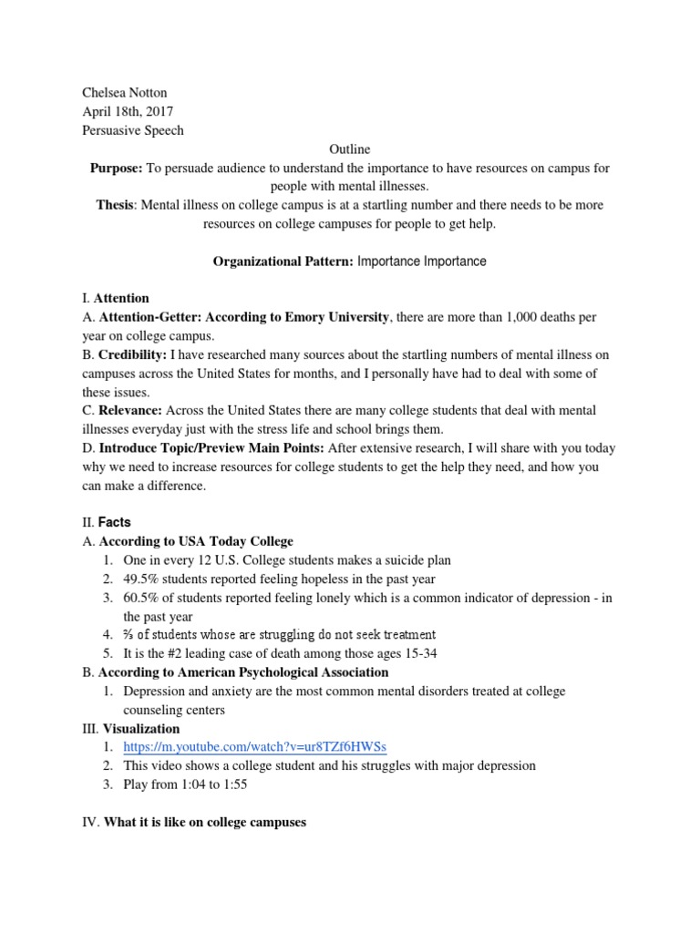 Outline | PDF | Mental Disorder | Major Depressive Disorder