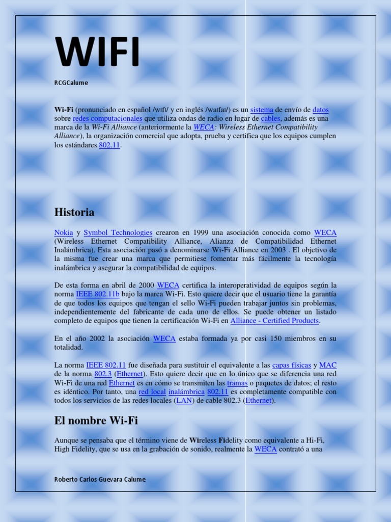 Wifi | PDF | Wifi | Ieee 802.11