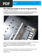 Drum Programming Cheat Sheet PDF | PDF | Electronic Music | Music ...