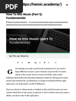 FL Studio Mix and Mastering Tutorial | PDF | Equalization (Audio ...