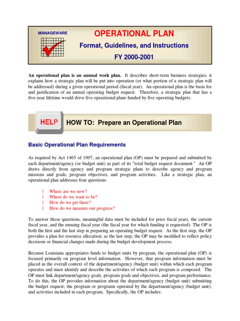 NATO Operational Plan Guideline PDF | PDF | Strategic Planning ...