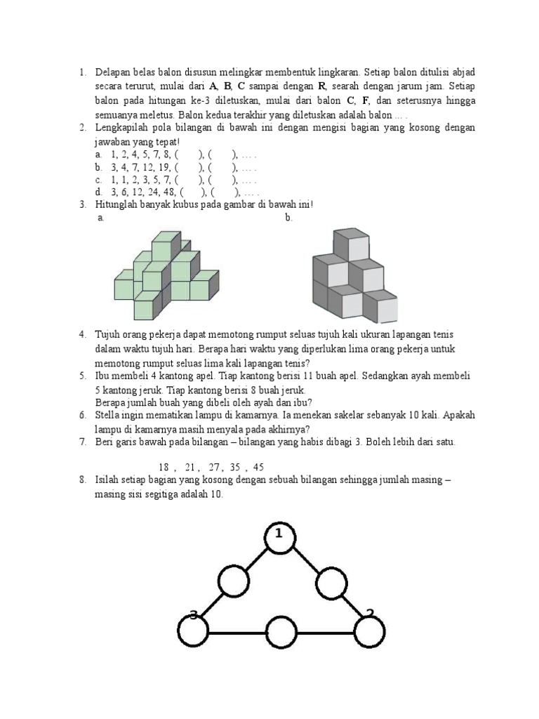 Soal Olimpiade Matematika Final | PDF