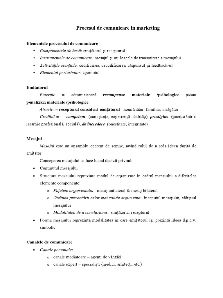 Conspect Examen Tehnici Promotionale | PDF