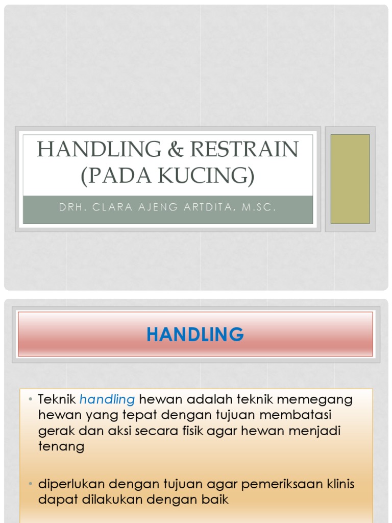 4 - Handling Dan Restrain Satwa Aquatik Vokasi 2015 | PDF ...