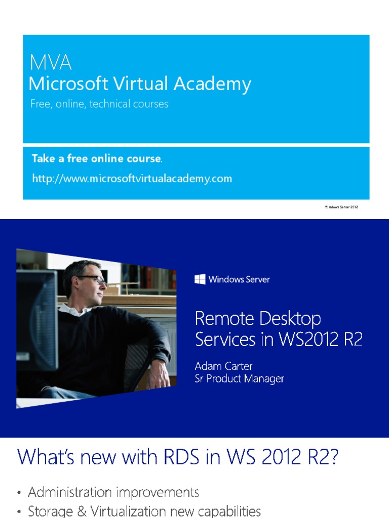 Microsoft Virtual Academy: Free, Online, Technical Courses | PDF ...