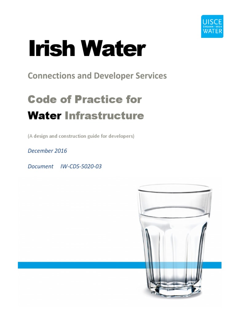 Code of Practice For Water Supply | PDF | Drinking Water | Water Supply ...