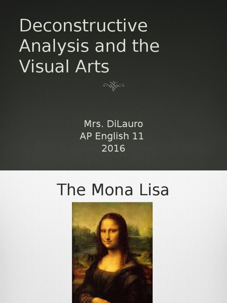 Art Deconstructive Analysis | PDF | Vincent Van Gogh | Composition ...