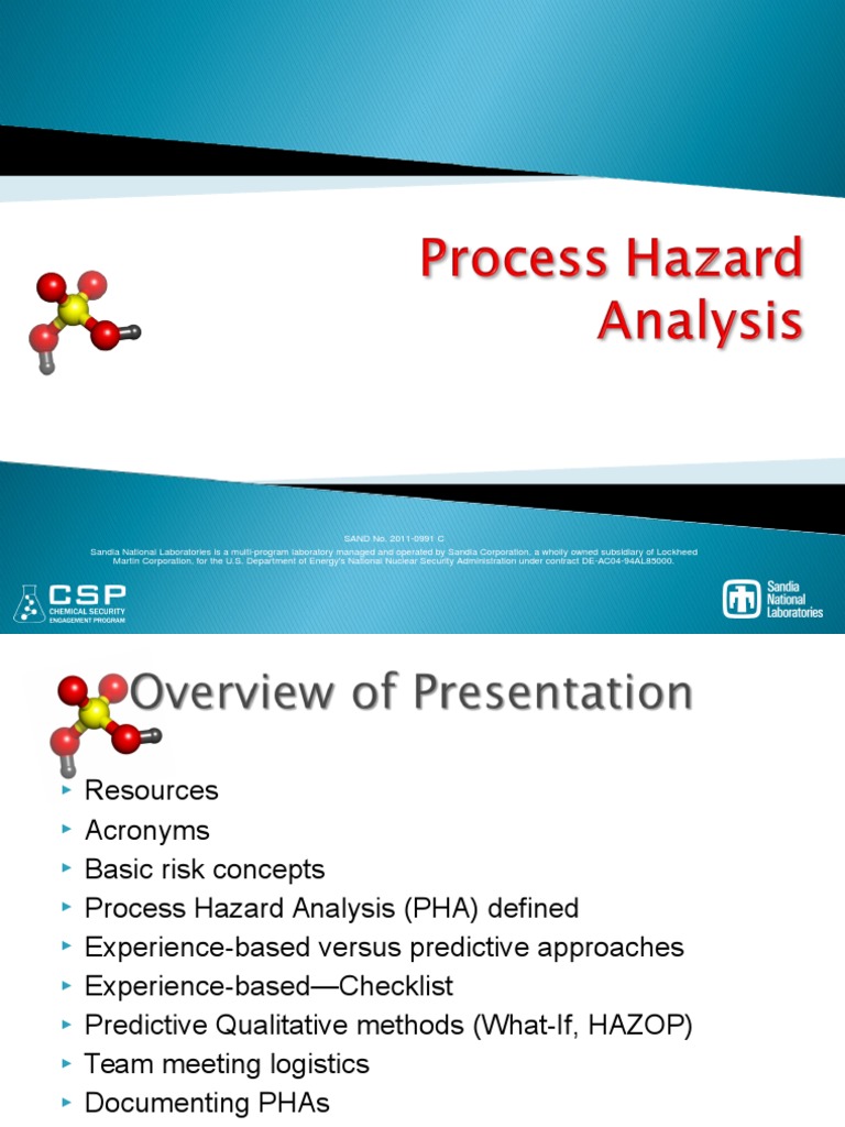 Process Hazard Analysis | Risk | Safety