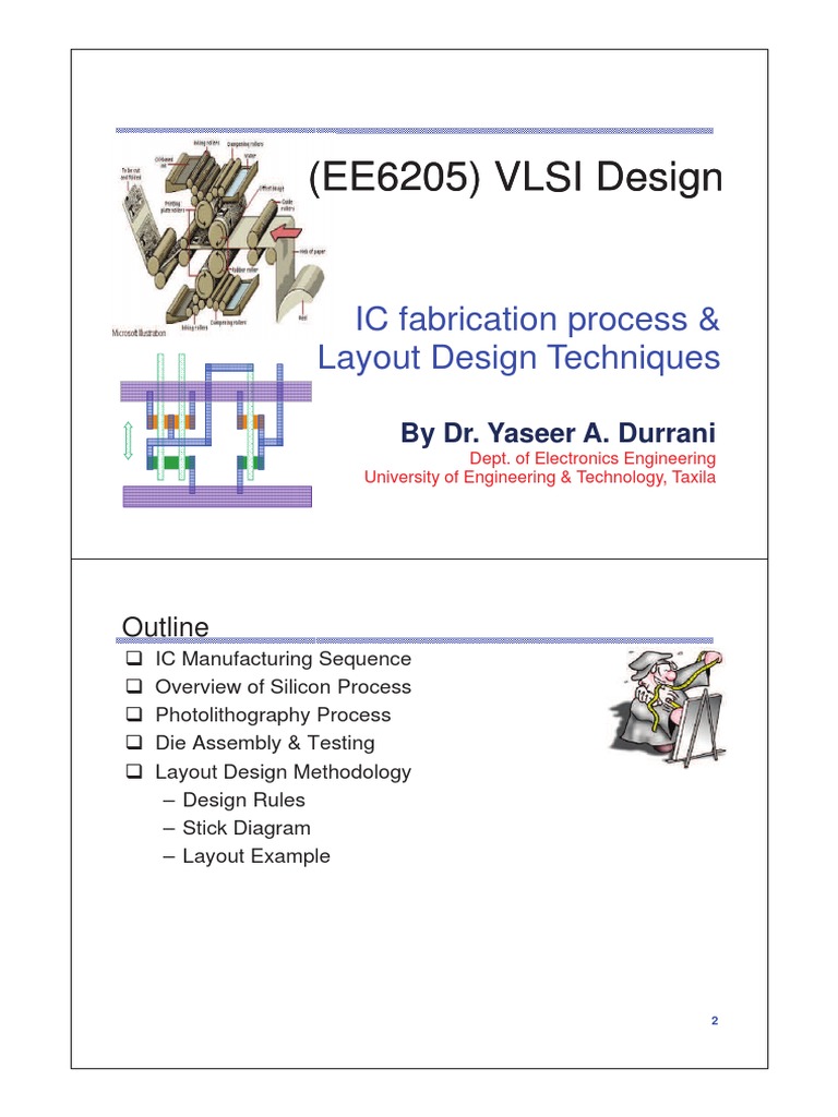 VLSI Lecture 2 PDF | PDF | Photolithography | Semiconductor Device Fabrication