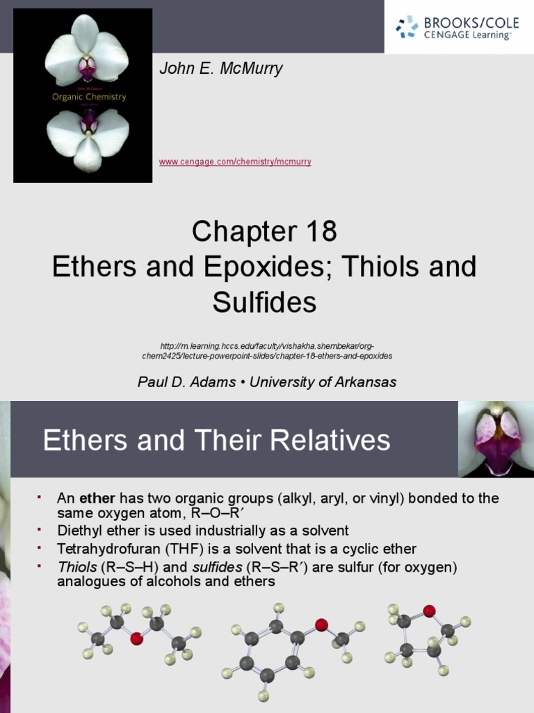 Ethers and Epoxides - Thiols and Sulfides | PDF | Ether | Thiol