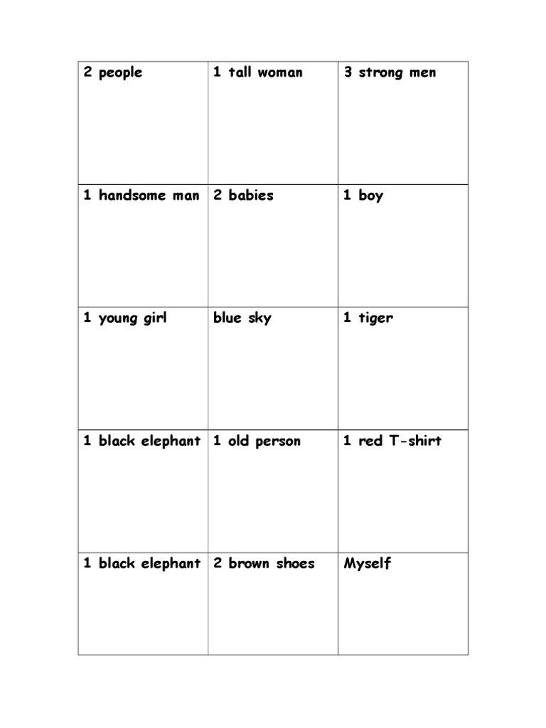 2 People 1 Tall Woman 3 Strong Men | PDF