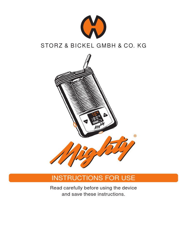 Mighty Vaporizer Instructions Manual | PDF | Battery Charger ...