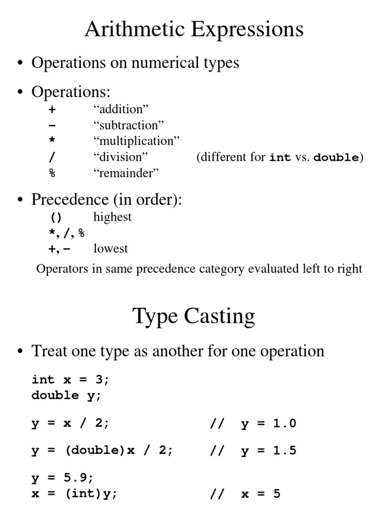 Intro to Arithmetic & Boolean Ops | PDF | Computers