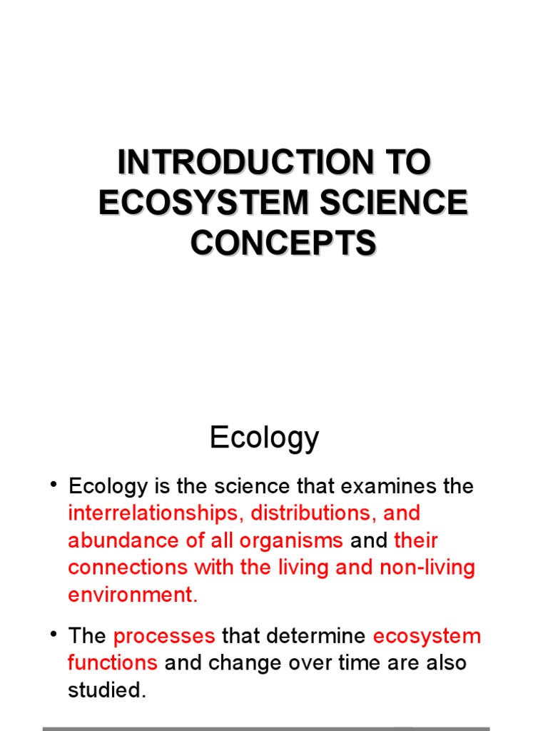 FINAL - Lecture 2 - Ecology - in - Science (Printed) | PDF | Food Web ...