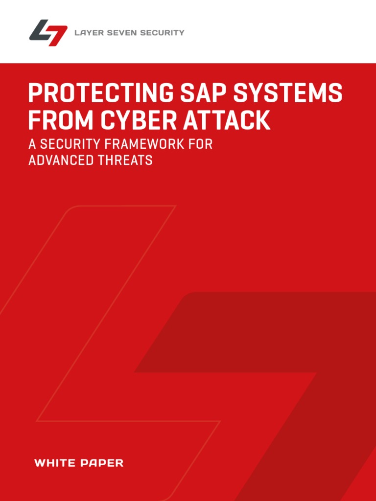 White Paper - Protecting SAP Systems From Cyber Attack PDF | PDF ...