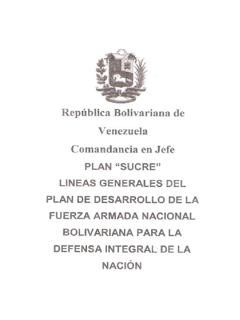 Plan Sucre PDF | PDF