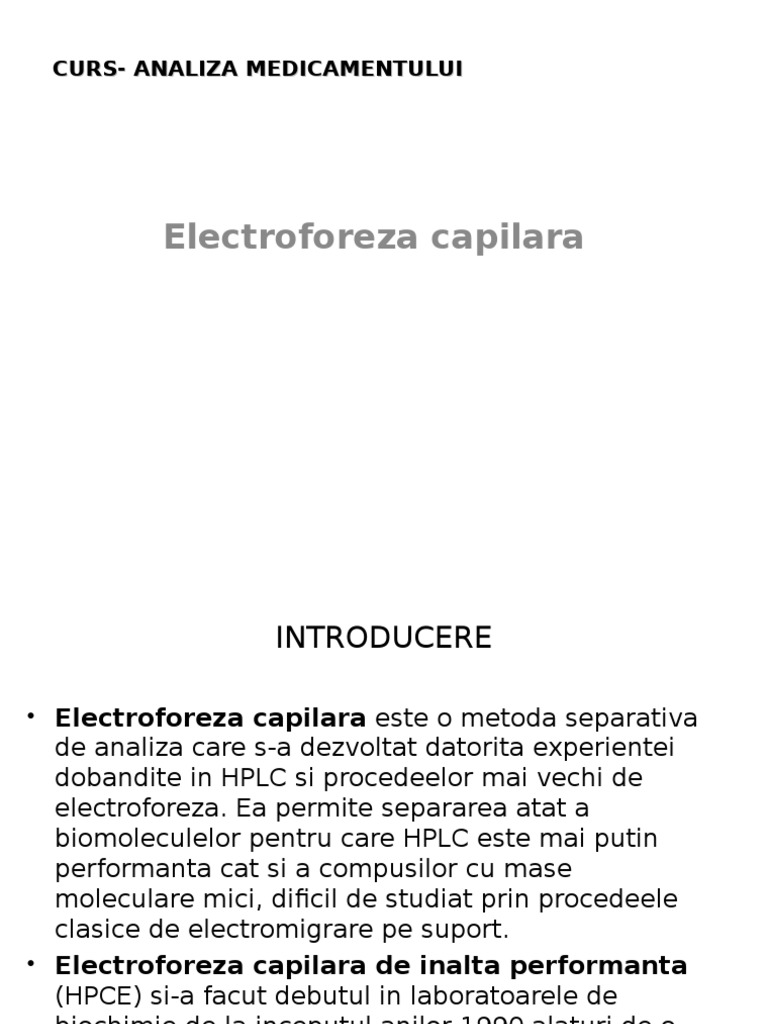 Electroforeza Capilara | PDF