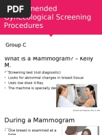 Pap Smear: Position The Patient | PDF | Cervical Cancer | Gynaecology
