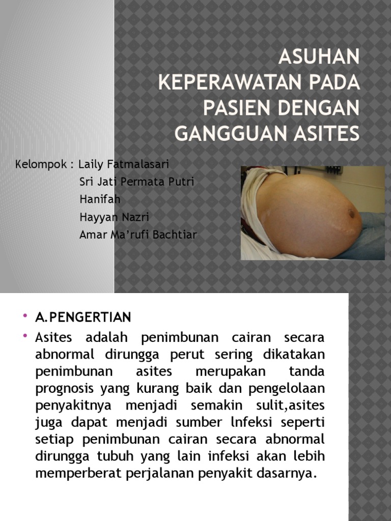 Asuhan Keperawatan Pasien Asites TB MDR | PDF