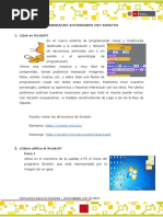 Scratch Manual | PDF | Scratch (lenguaje de programación) | Point and Click