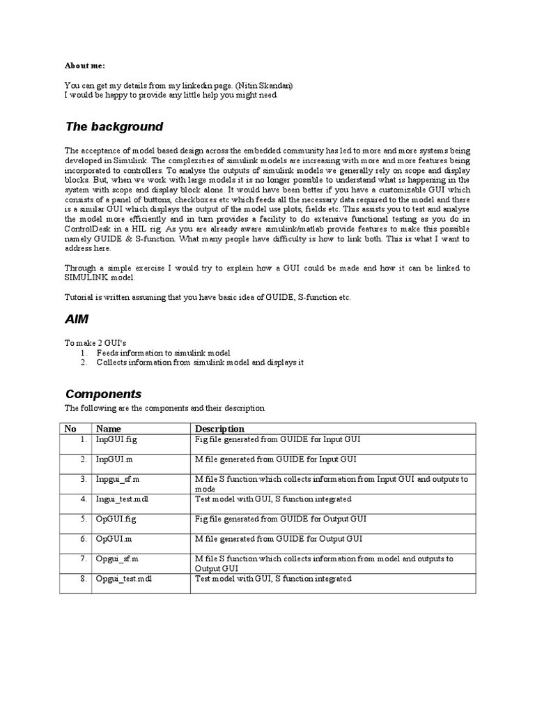 The Background: About Me | PDF | Graphical User Interfaces | Callback (Computer Programming)