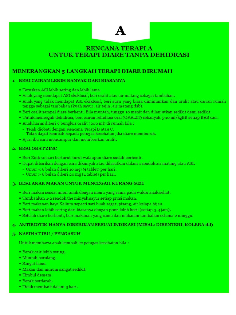 Rencana Terapi A | PDF