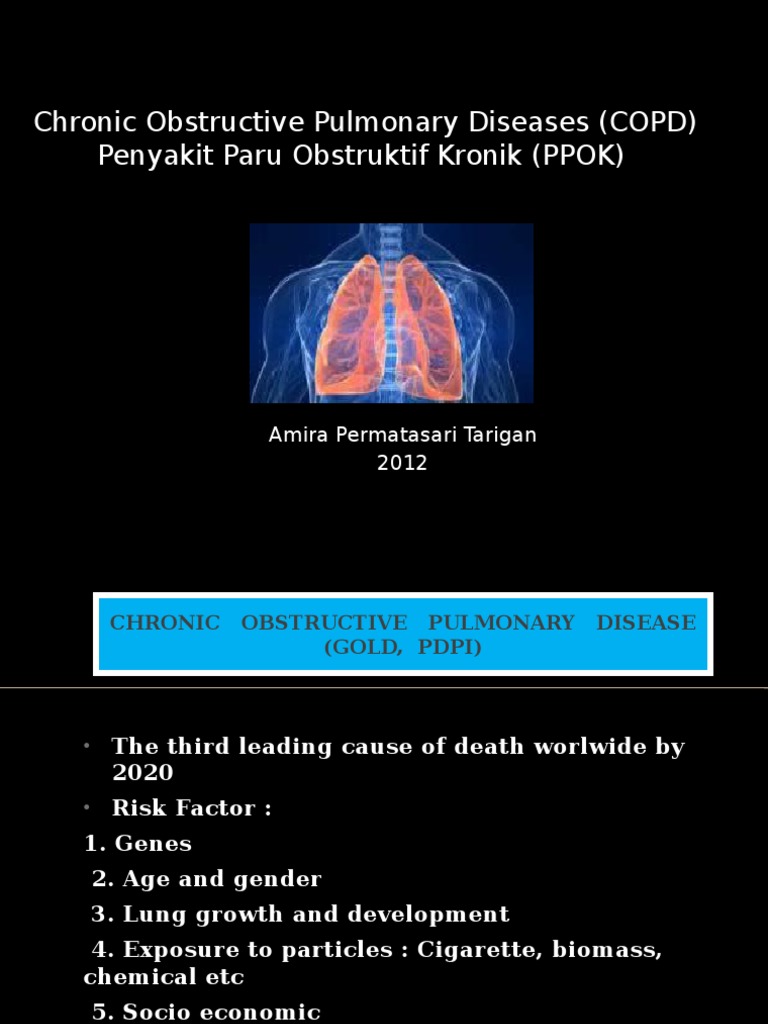 Chronic Obstructive Pulmonary Diseases (COPD) Penyakit Paru Obstruktif ...