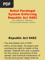 RA 9482 - Anti Rabies Act of 2007 | PDF | Rabies | Vaccination