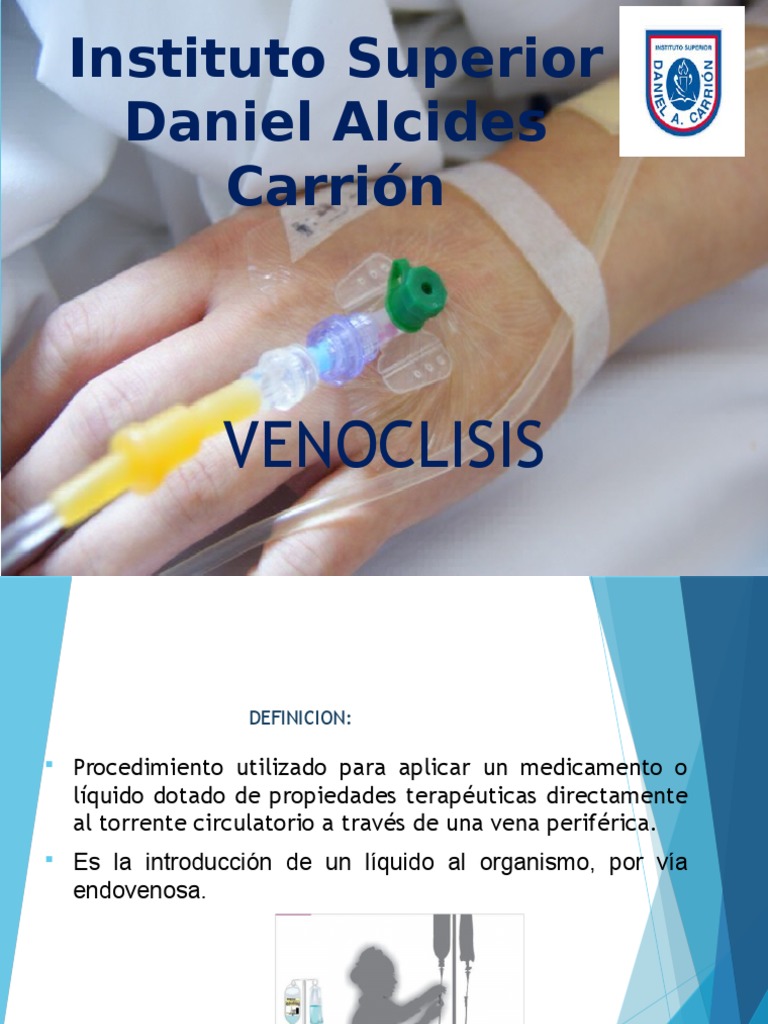 Venoclisis | PDF | Terapia intravenosa | Medicina