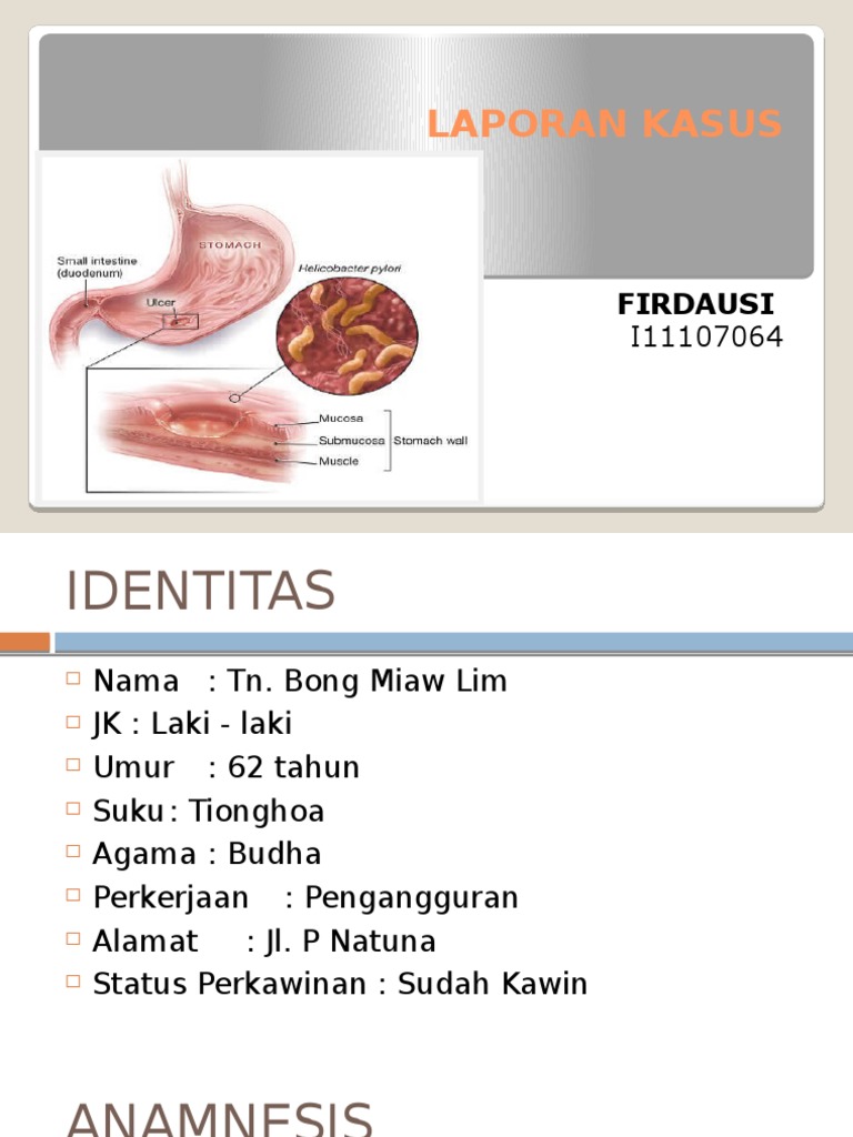 Laporan Kasus (Ulkus Gaster) | PDF