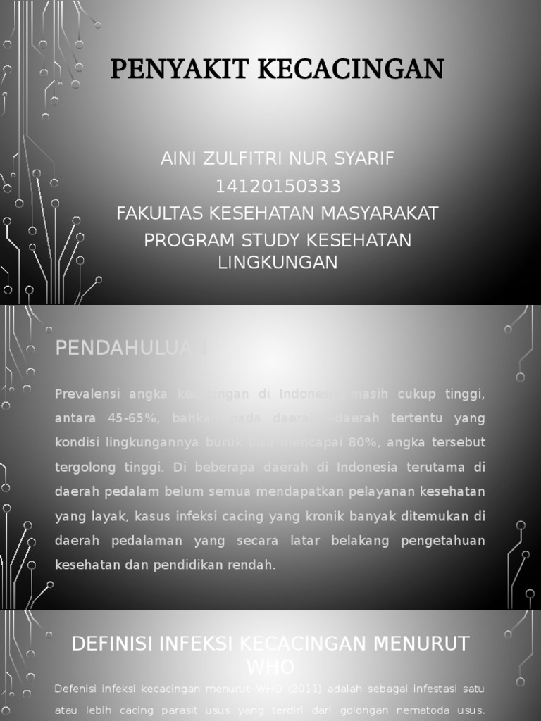 Definisi Kecacingan | PDF