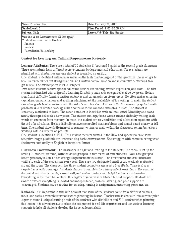 Explicit Lesson Plan | PDF | Chart | Educational Assessment