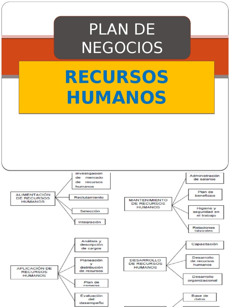 Plan de Recursos Humanos | PDF | Recursos humanos | Derecho laboral