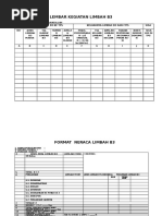 Petunjuk Pengisian Laporan Neraca Limbah B3 | PDF