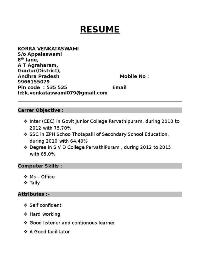 RESUME1 | PDF | Wellness