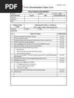 Transformer Daily Check List | PDF | Transformer | Electrical Engineering