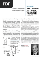 HSS Cap Plate Connection | PDF | Beam (Structure) | Yield (Engineering)