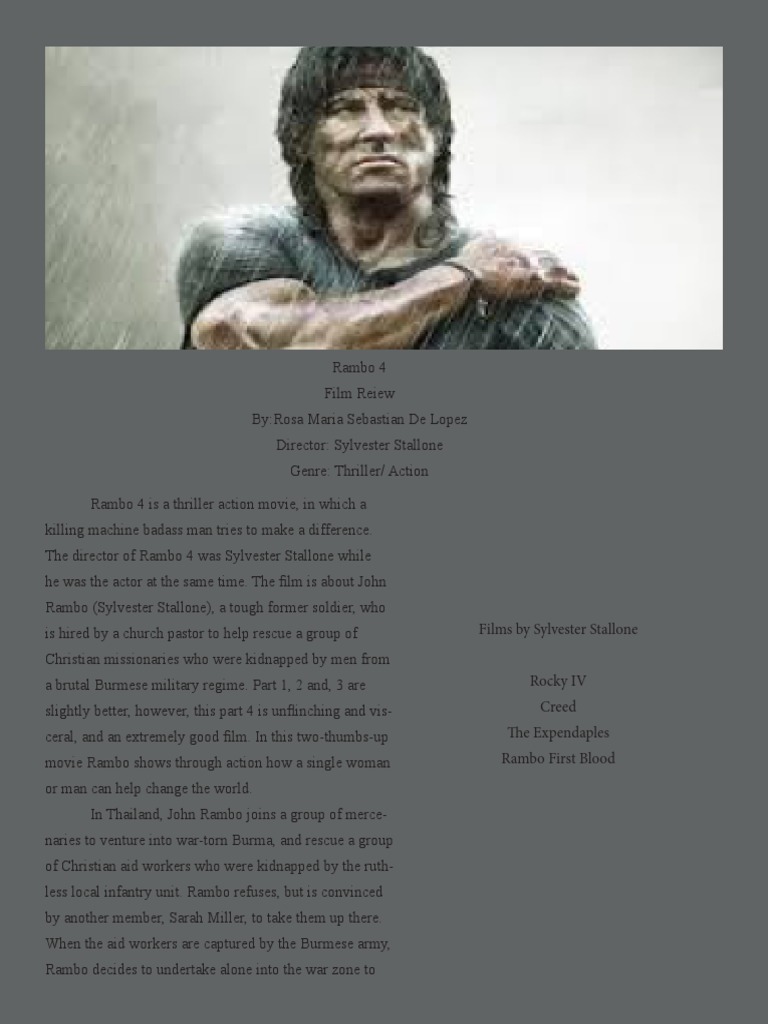Rambo 4 1 | PDF | Leisure