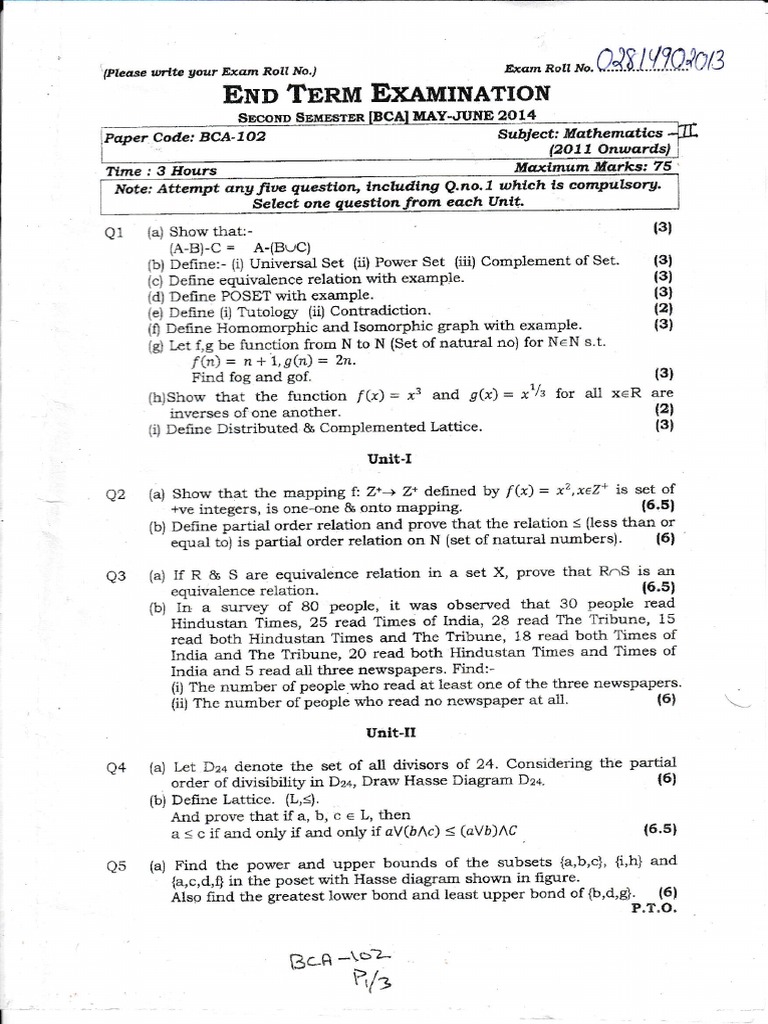Mathmetics Second Semister Pdf Graph Theory Combinatorics 1892