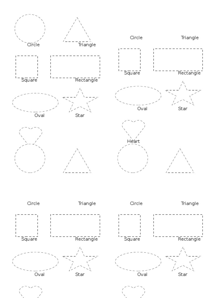 Shapes Trace | PDF