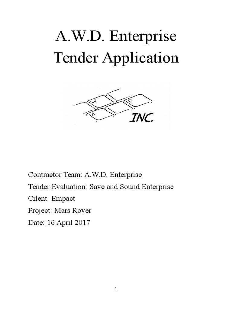 Tender Application | Download Free PDF | Communication | Tire
