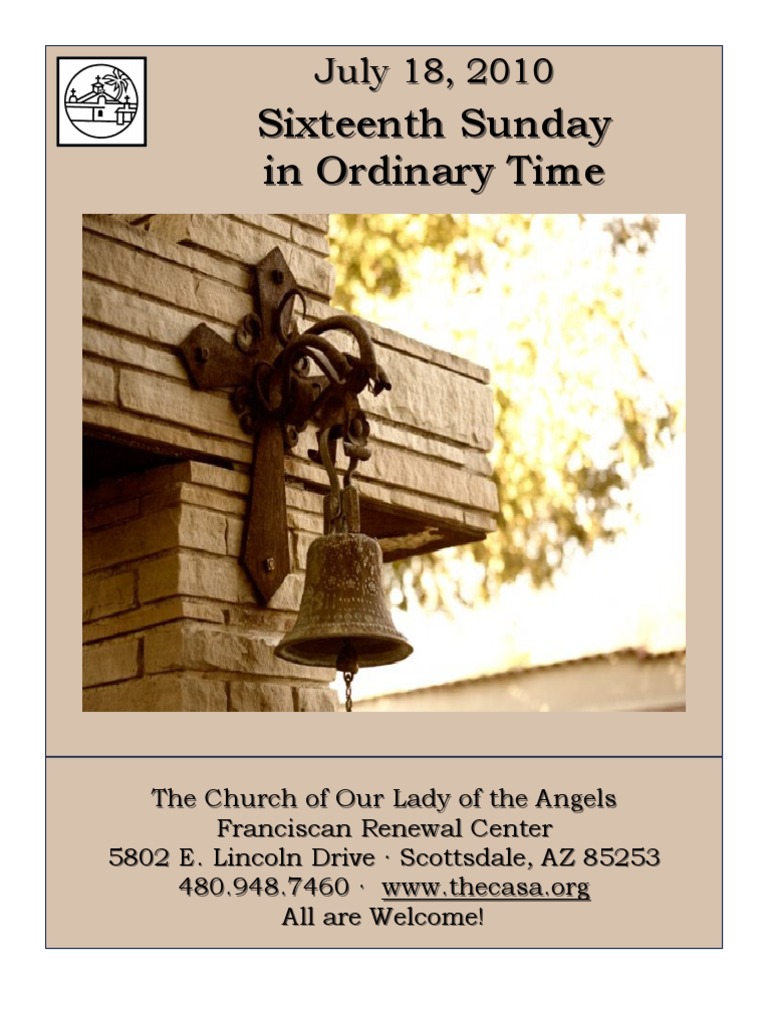 Franciscan Renewal Center Community Bulletin | PDF | Francis Of Assisi ...