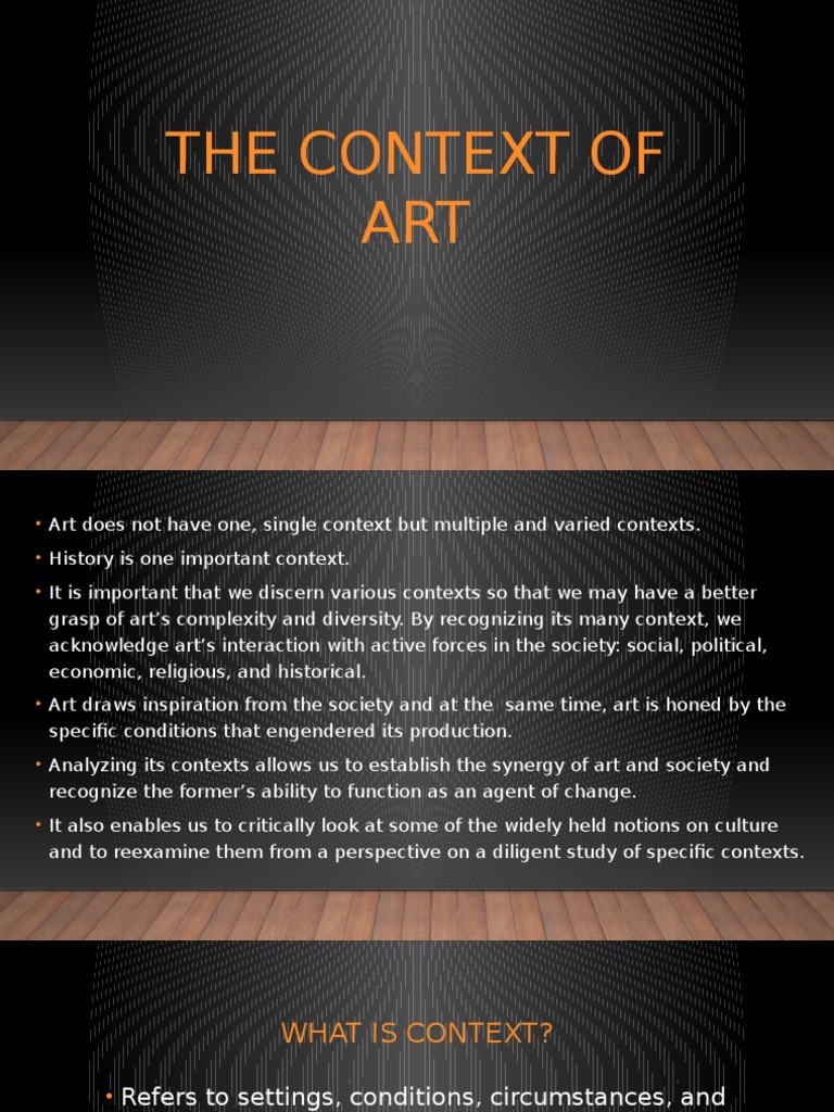 The Context of Art | PDF | Rituals | Paintings