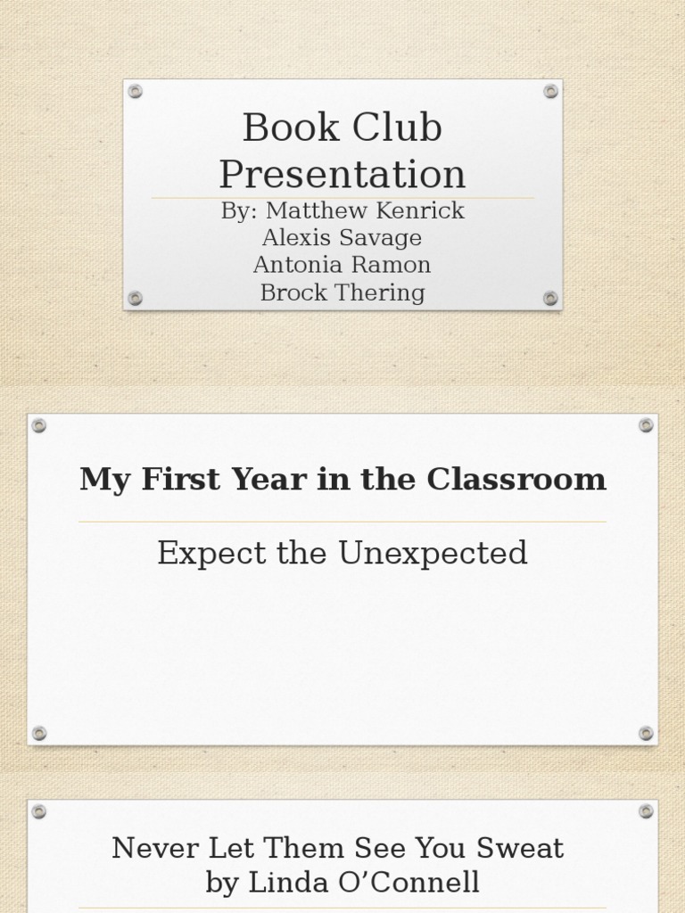 Book Club | PDF | Teachers | Teaching And Learning