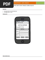 Android SQLite ListView With Examples | PDF | Android (Operating System) | Databases